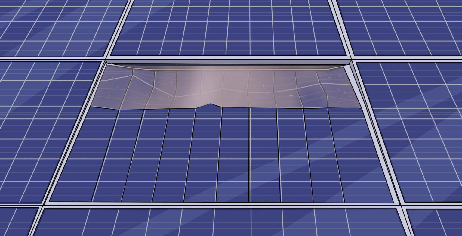 Can Damaged Solar Module Backsheet (EVA) Be Used? - MJK Power- China PV ...